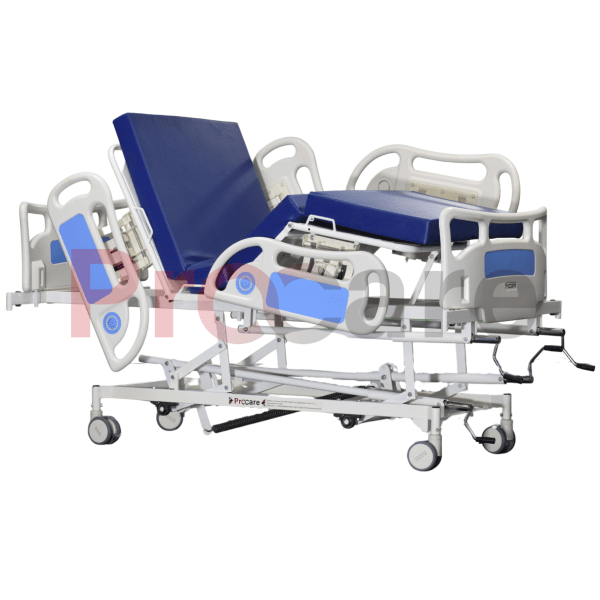 Cardiac Bed | Manual Hospital Bed | Five Function Manual ICU Bed - Procare